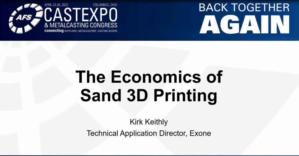 The Economics of Sand 3D Printing – OnLive