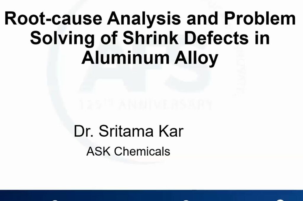 Root-cause Analysis & Problem Solving of Shrink Defects in Aluminum ...
