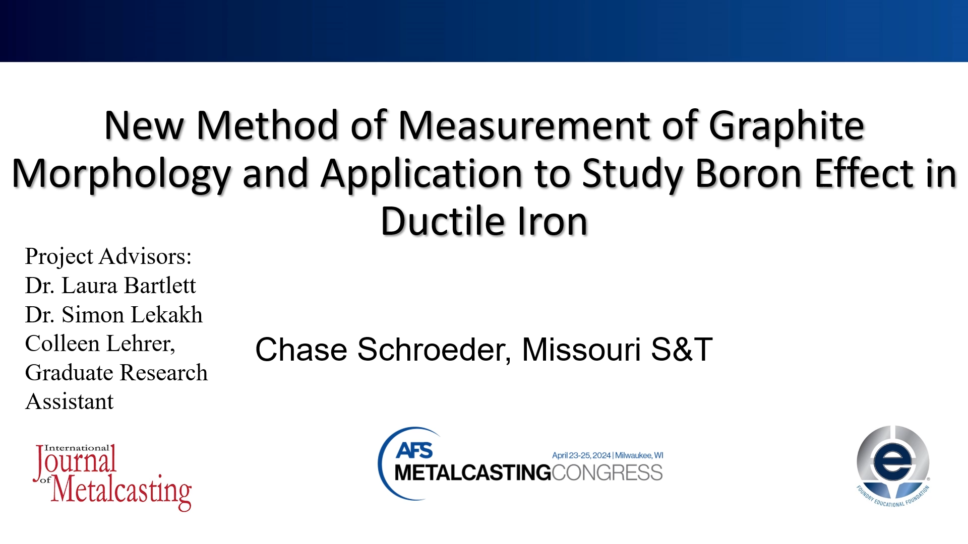 Understanding the effect of boron on graphite nodularity and ...