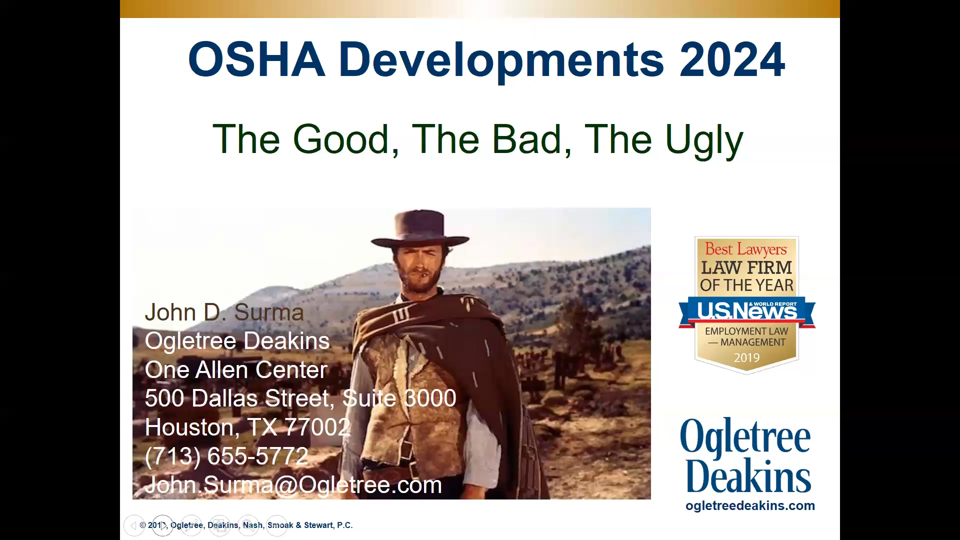 OSHA 2024, the Good, the Bad, and the Ugly – OnLive